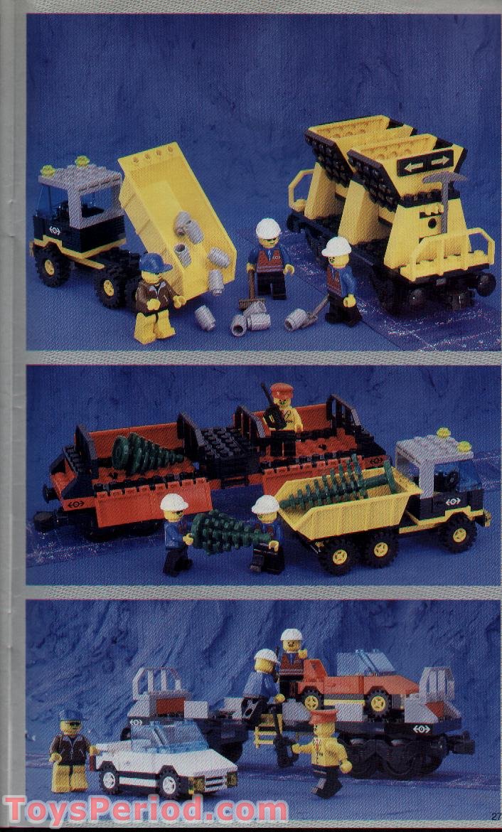 LEGO 2126 Train Cars Instructions and Parts List