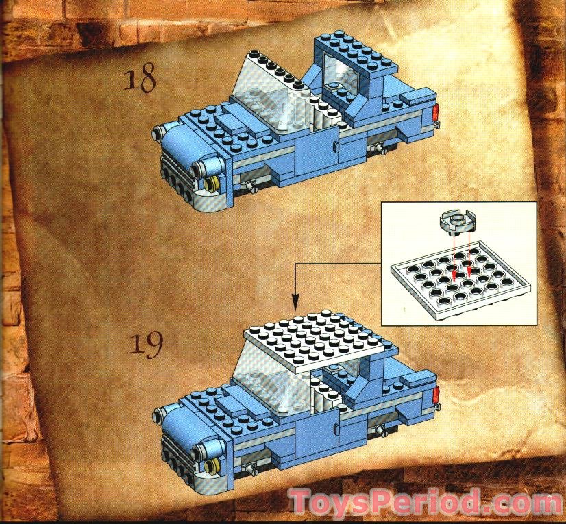 LEGO 4728 Escape from Privet Drive Set Parts Inventory and Instructions ...