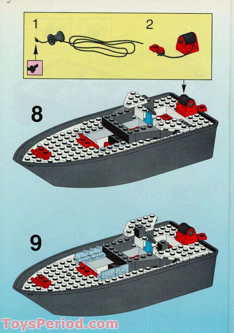 LEGO 4012 Wave Cops Instructions and Parts List