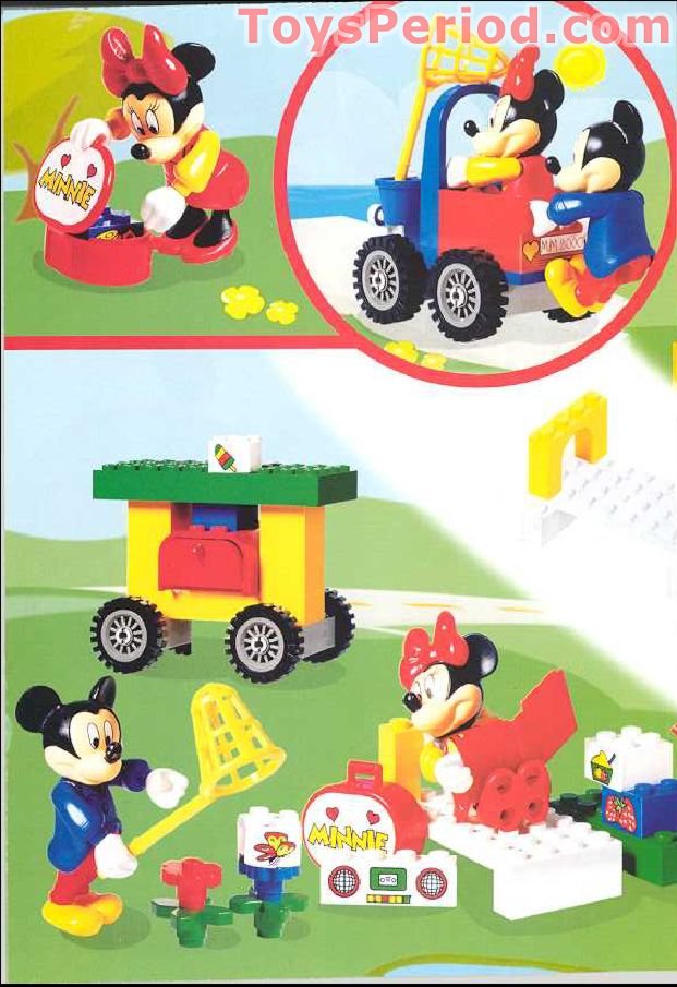 LEGO 4165 Minnie's Birthday Party Instructions and Parts List