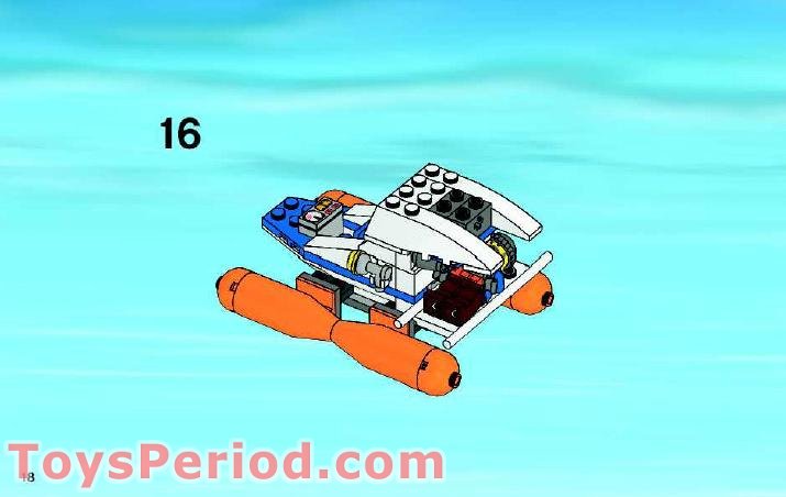 LEGO 4210 Coast Guard Platform Instructions and Parts List