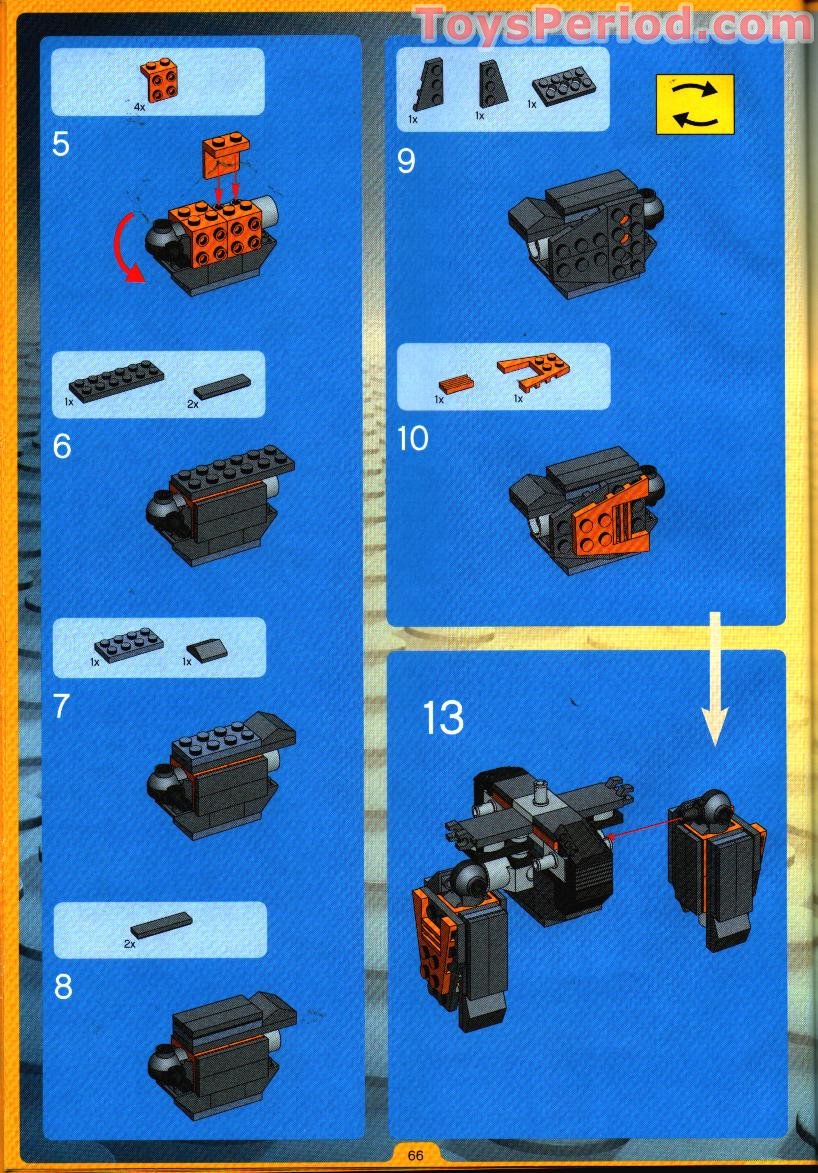 LEGO 4508 Titan Xp Instructions and Parts List