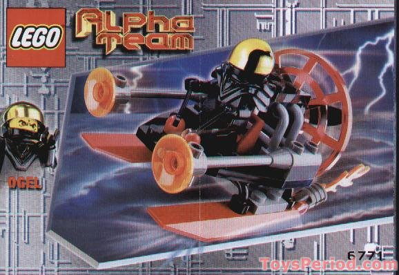 LEGO 6771 Ogel Command Striker Instructions and Parts List