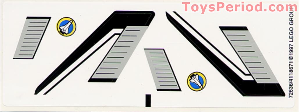 LEGO 6465 Space Port Jet Instructions and Parts List