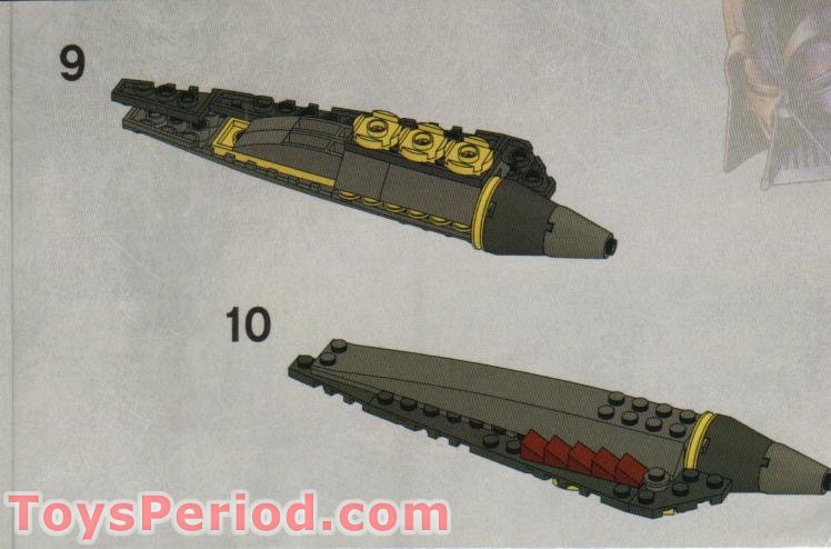 LEGO 7656 General Grievous Starfighter Instructions and Parts List