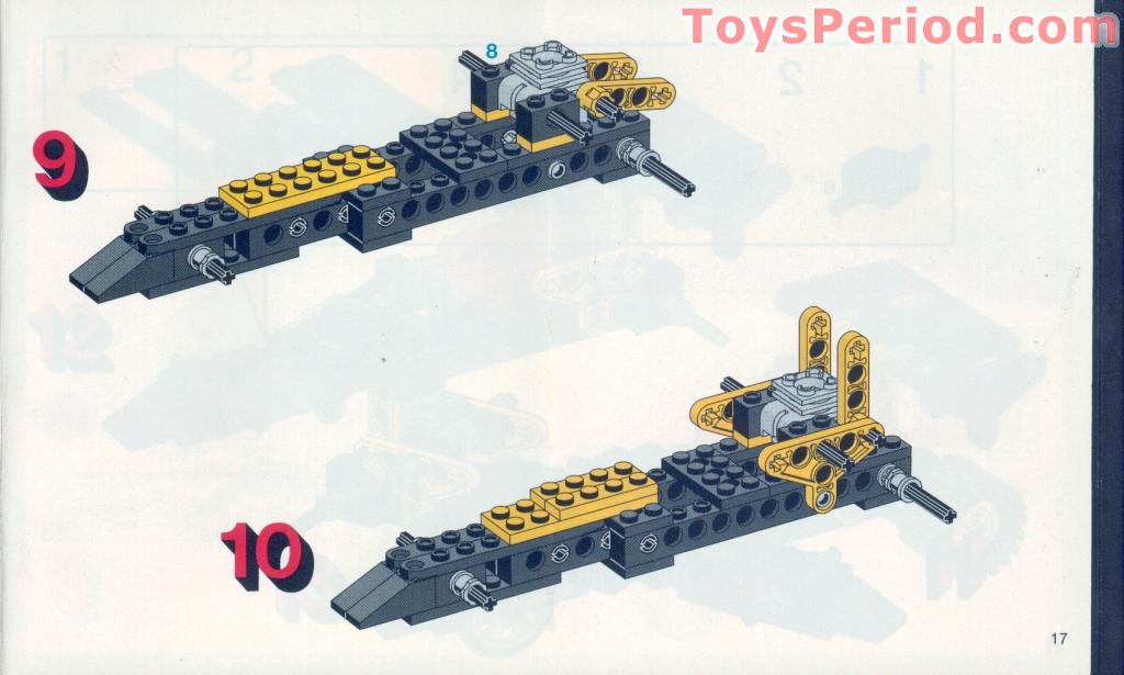 LEGO 8818 Baja Blaster Instructions and Parts List