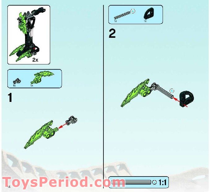 LEGO 8991 Tuma Instructions and Parts List