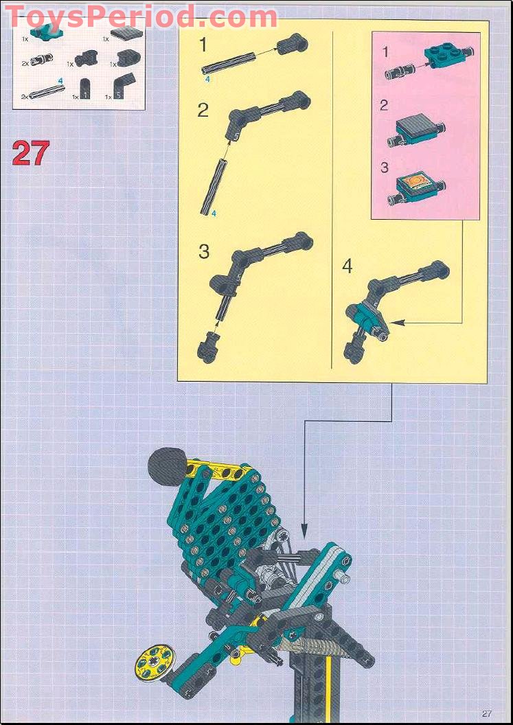 LEGO 8257 Cyber Strikers Instructions and Parts List