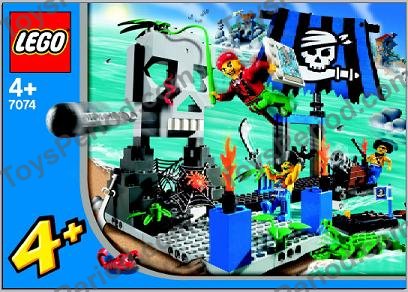 LEGO 7074 Skull Island Instructions and Parts List