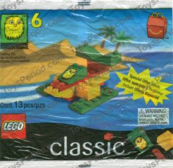 LEGO 2047 McDonald's Promotional Set Number 6, Plane Instructions and ...