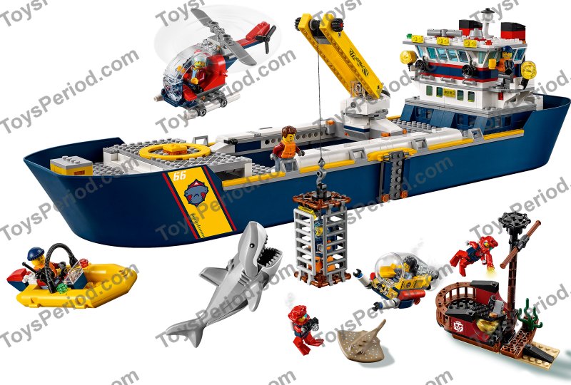 LEGO 60266 Ocean Exploration Ship Set Parts List