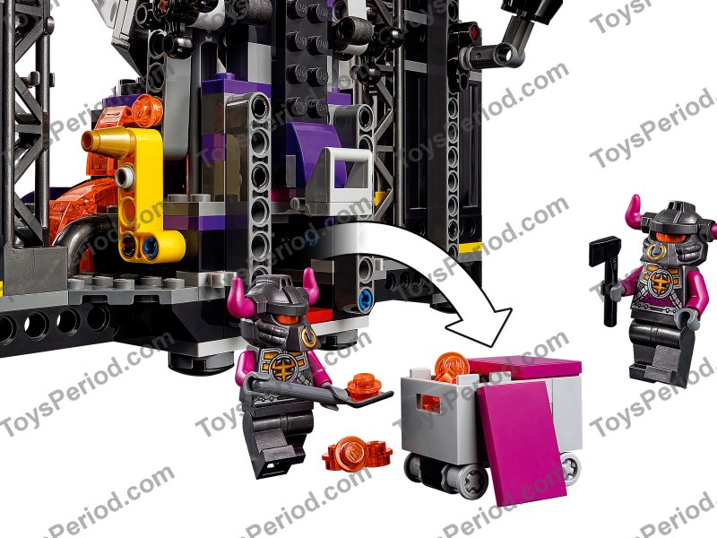 LEGO 80016 The Flaming Foundry Set Parts List