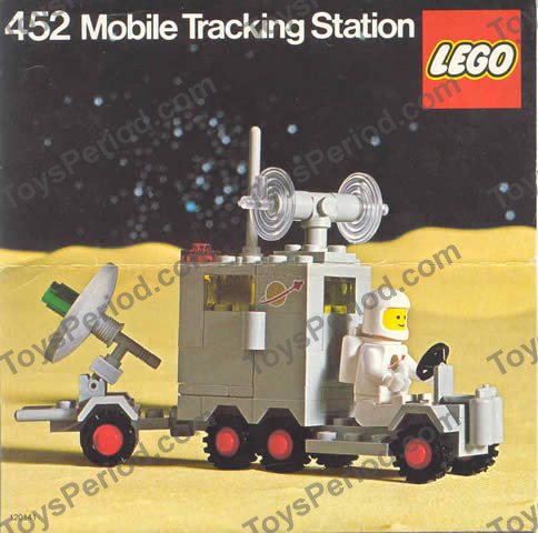 LEGO 452-1 Mobile Tracking Station Instructions and Parts List