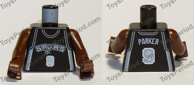 LEGO Sets with Part 973bpb153c01 Minifig Torso NBA San Antonio Spurs #9 ...