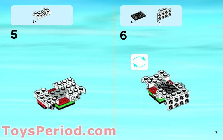 LEGO 60022 Cargo Terminal Instructions and Parts List