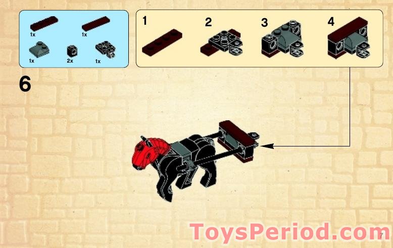 LEGO 70401 Gold Getaway Instructions and Parts List