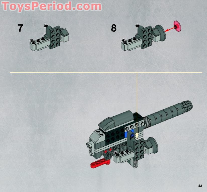 LEGO 7869 Battle for Geonosis Instructions and Parts List