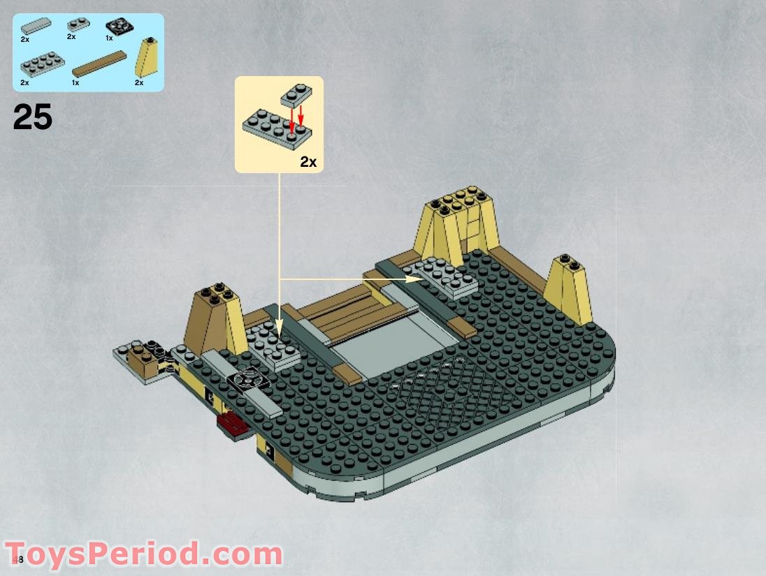 LEGO 9516 Jabba's Palace Instructions and Parts List