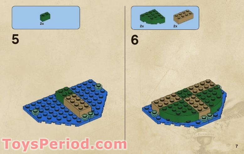 LEGO 4192 Fountain of Youth Instructions and Parts List