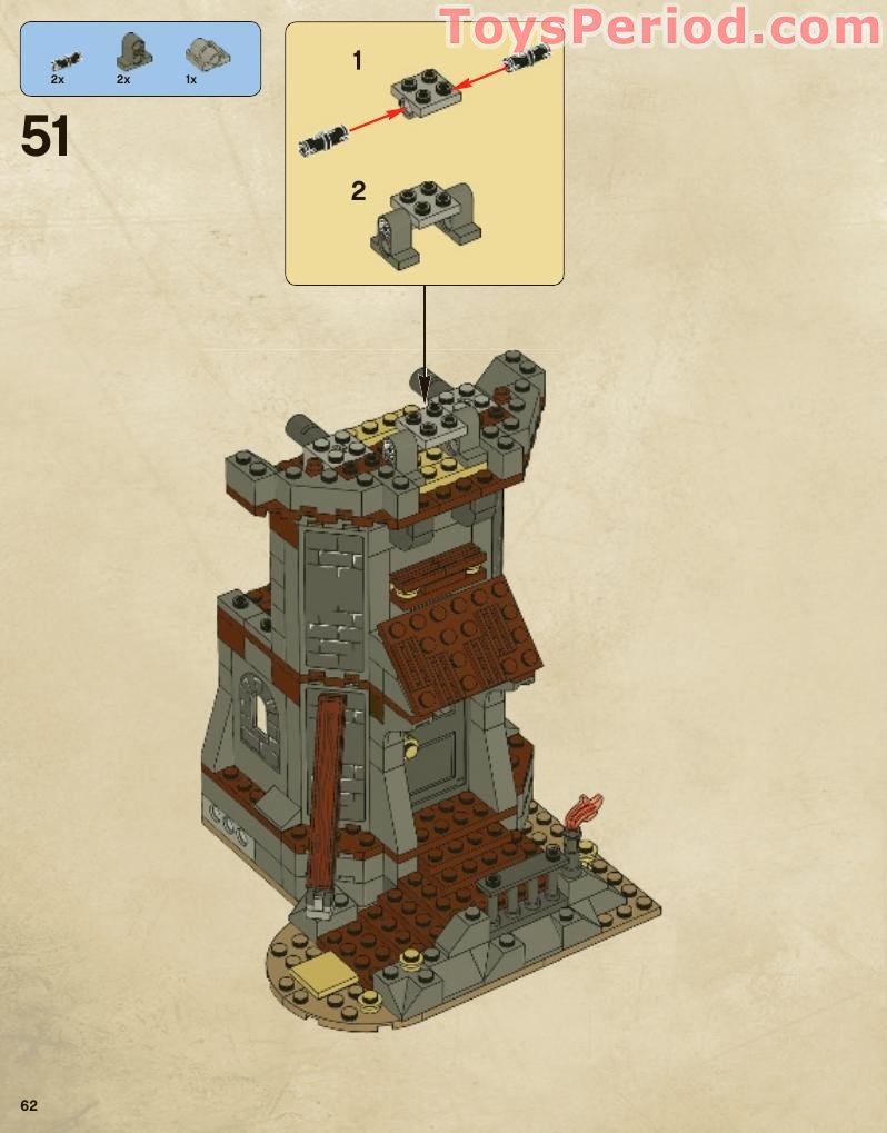 LEGO 4194 Whitecap Bay Instructions and Parts List