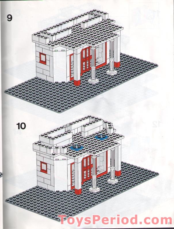 LEGO 725-1 Basic Building Set Instructions and Parts List
