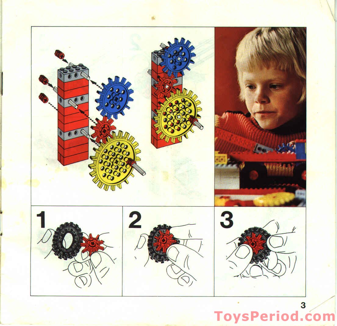 LEGO 810-3 Gear Truck Set Instructions and Parts List