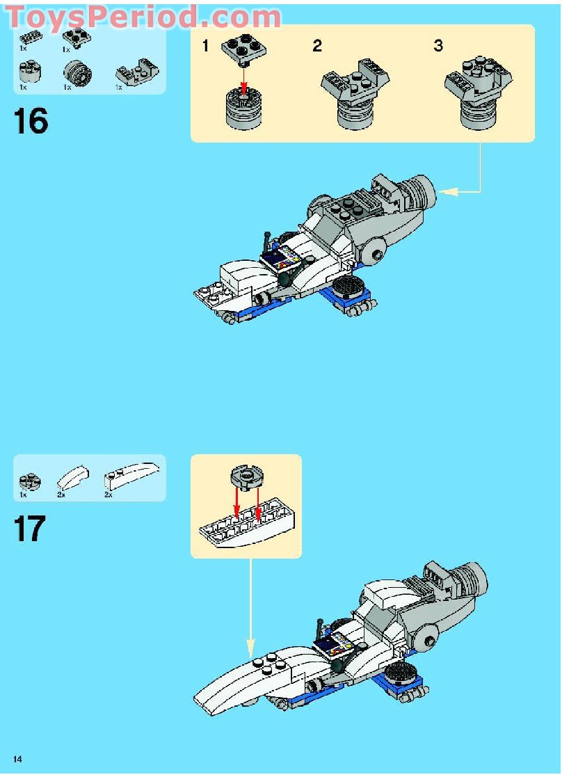 LEGO 10191 Star Justice Instructions and Parts List
