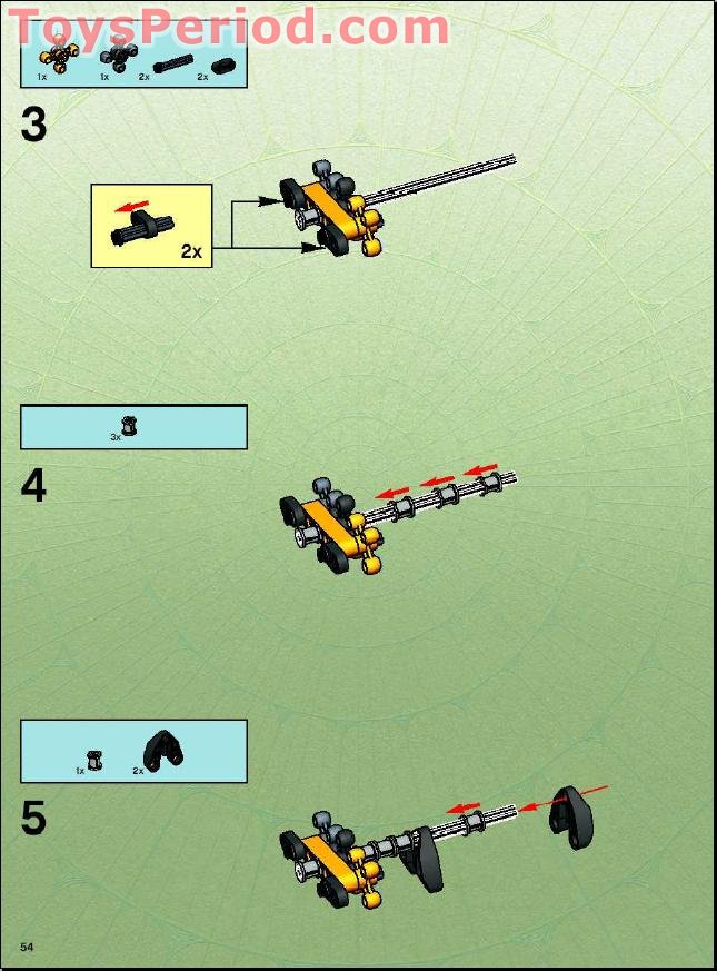 LEGO 10203 Voporak Instructions and Parts List