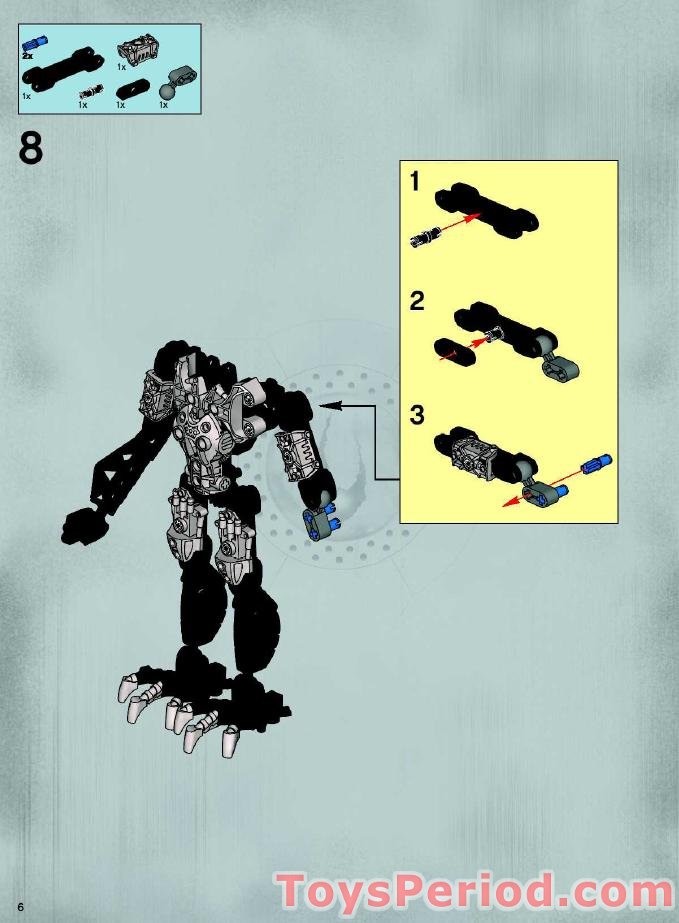 LEGO 10204 Vezon and Kardas Instructions and Parts List