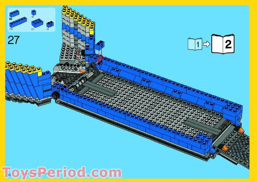 LEGO 4997 Transport Ferry Instructions and Parts List