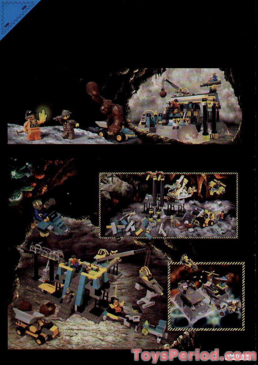 LEGO 4990 Rock Raiders Hq Instructions and Parts List