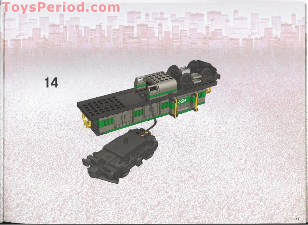 LEGO 4512 Cargo Train Instructions and Parts List