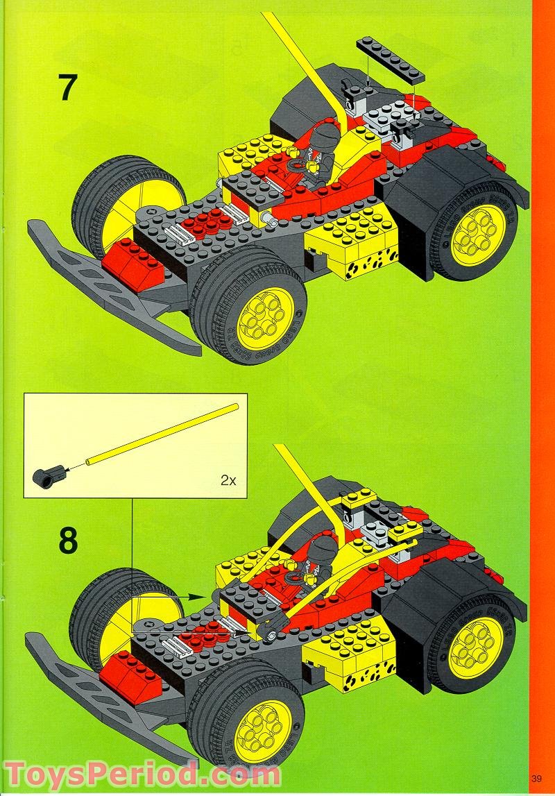 LEGO 5600 Radio Control Racer Instructions and Parts List