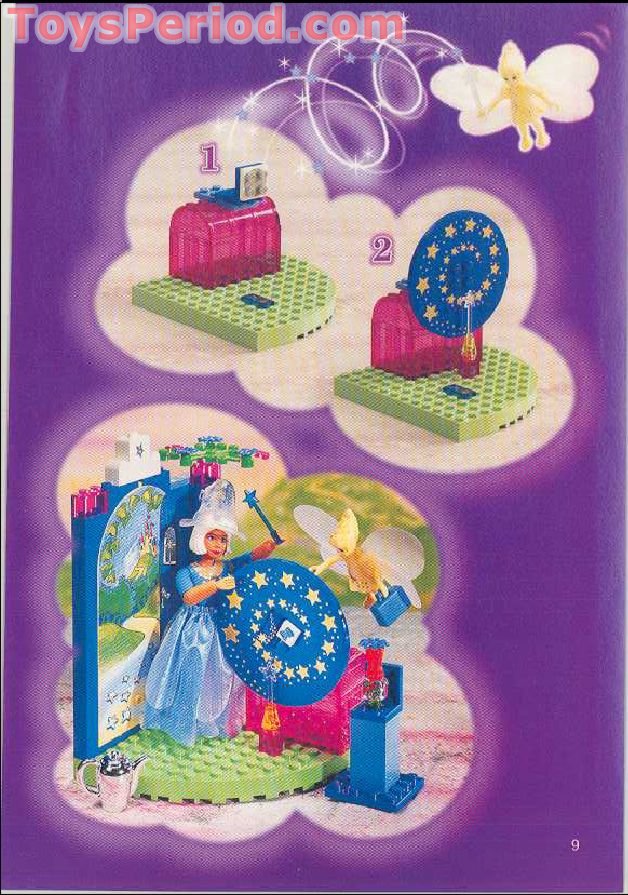 LEGO 5825 The Fairy Queen's Magical House Instructions and Parts List
