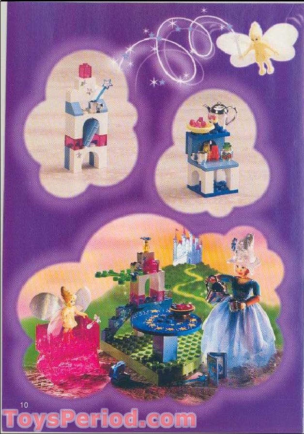 LEGO 5825 The Fairy Queen's Magical House Instructions and Parts List