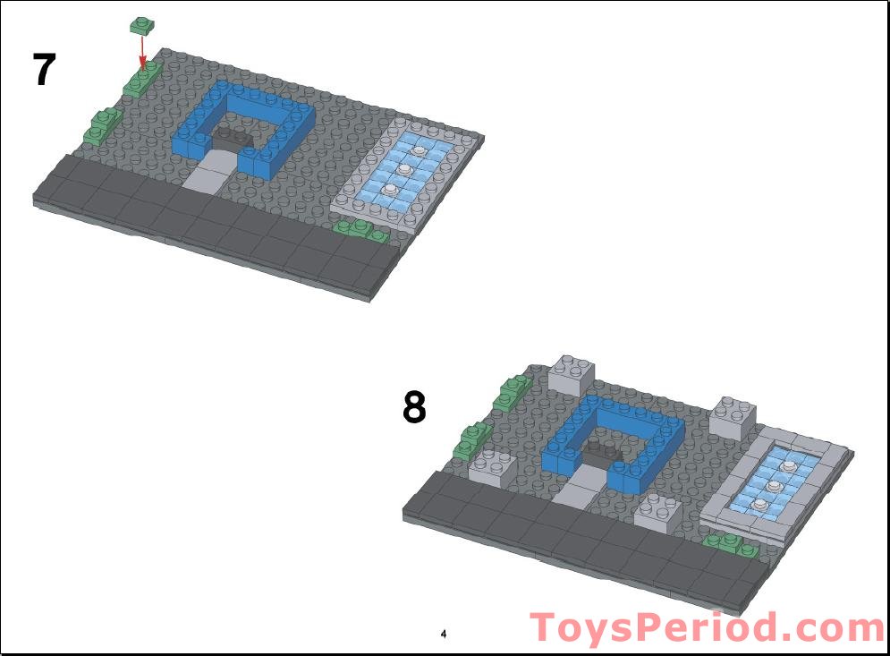 LEGO 5526 Skyline Instructions and Parts List