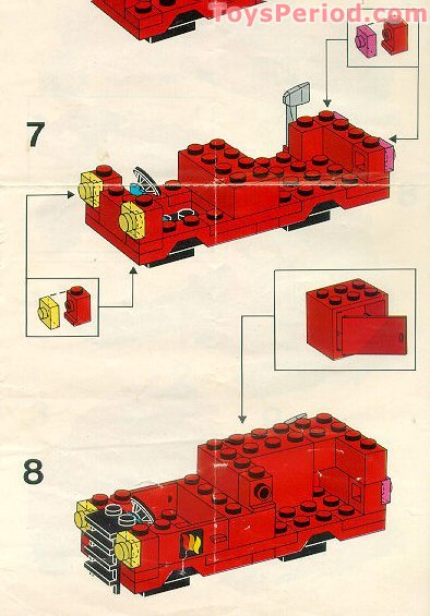 LEGO 6366 Fire and Rescue Squad Instructions and Parts List