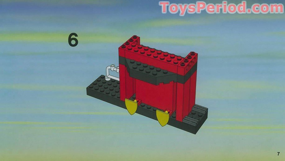 LEGO 7240 Fire Station Instructions and Parts List