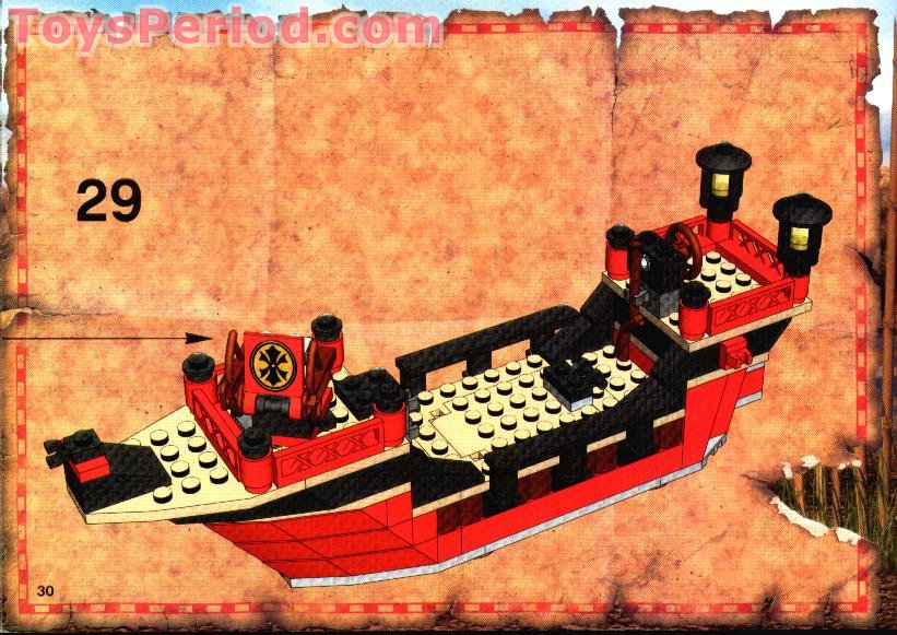 LEGO 7416 Emperor's Ship Instructions and Parts List