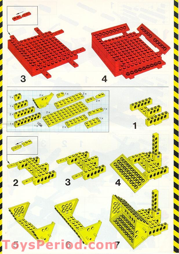 LEGO 8848 Power Truck Instructions and Parts List