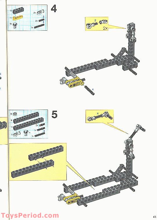 LEGO 8082 Multi Control Set Instructions and Parts List