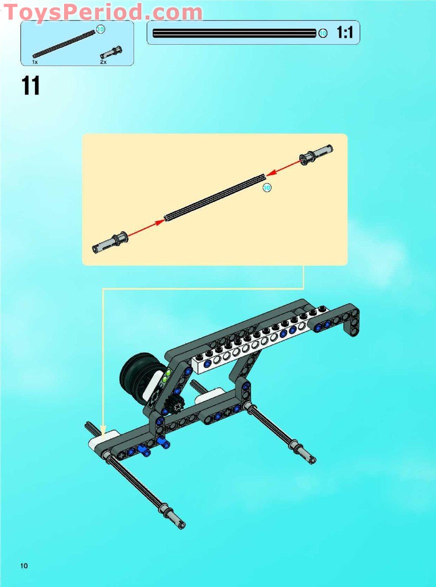 LEGO 8118 Hybrid Rescue Tank Instructions and Parts List