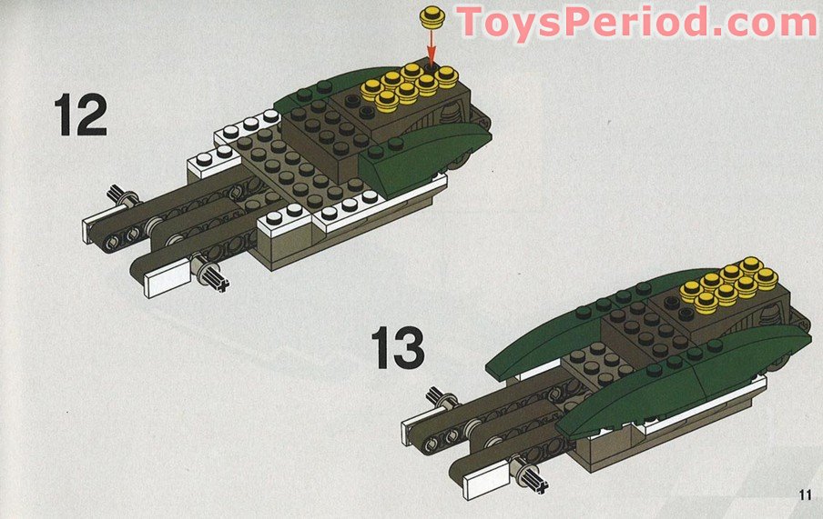 LEGO 8138 Phantom Crasher Instructions and Parts List