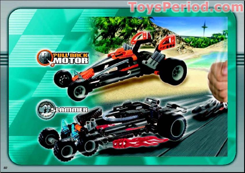 LEGO 8473 Nitro Race Team Instructions and Parts List