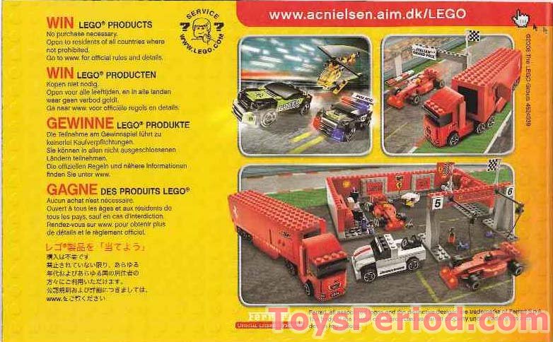 LEGO 8490 Desert Hopper Instructions and Parts List