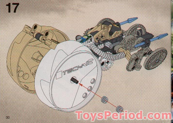 LEGO 8513 Dust Instructions and Parts List