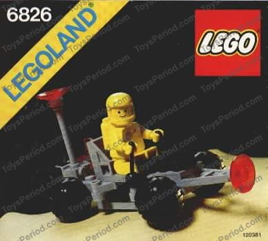 LEGO 6826 Crater Crawler Instructions and Parts List