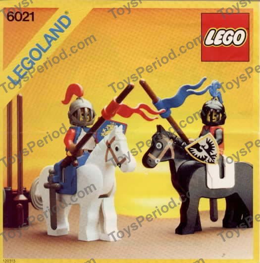 LEGO 6021 Jousting Knights Instructions and Parts List