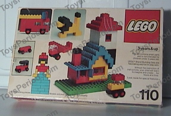 LEGO 110-1 Universal Building Set Parts List