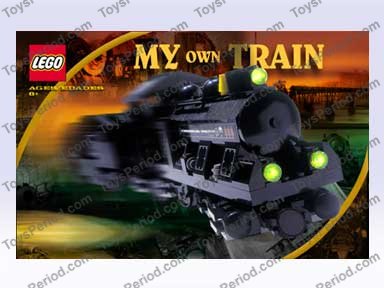 LEGO KT103 Large Train Engine Blue Set Parts List